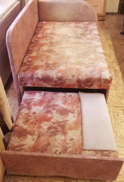 Односпальный раздвижной диван 14080, до 200см