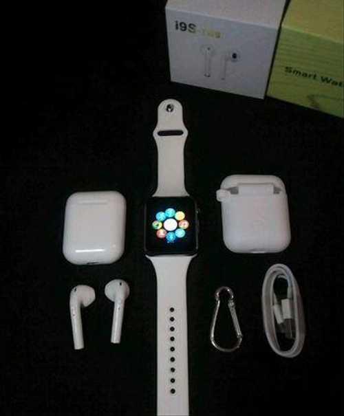 Набором: airpods + smart watch