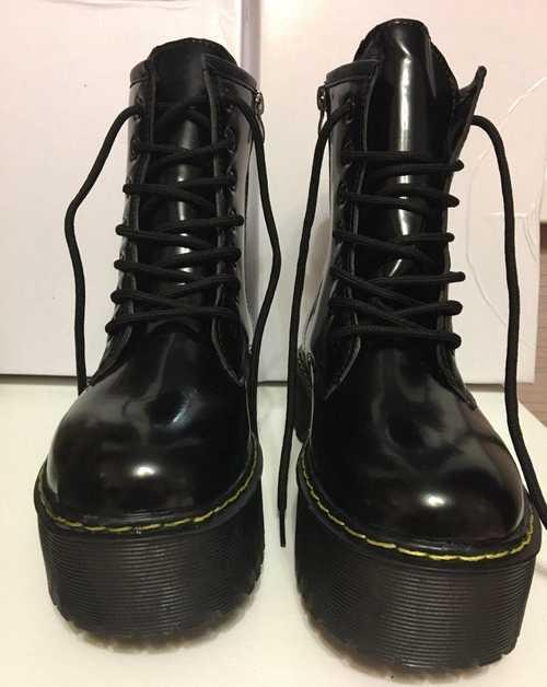 DR martens jadon новые на высокой подошве лаковык