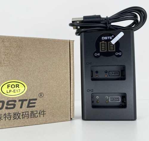 Зарядное устройство dste для аккумуляторов LP-E17