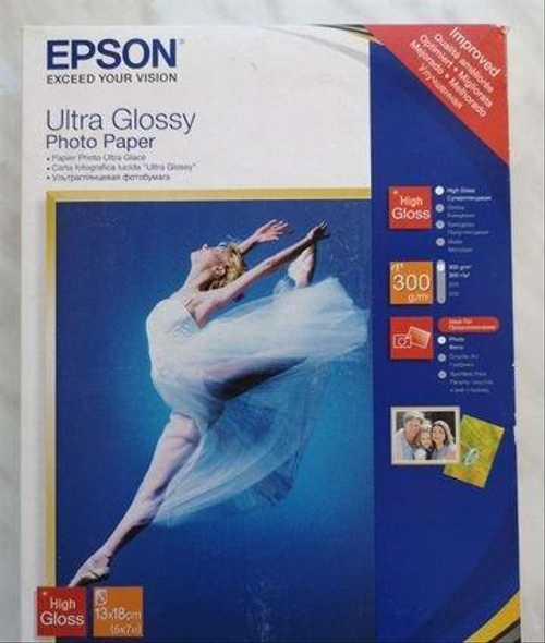 Фотобумага Epson Ultra Glossy 13x18, 50 листов