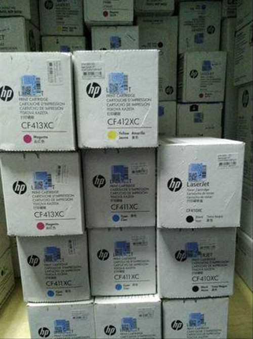 Картриджи HP CF410XC CF411XC CF412XC CF413XC новые