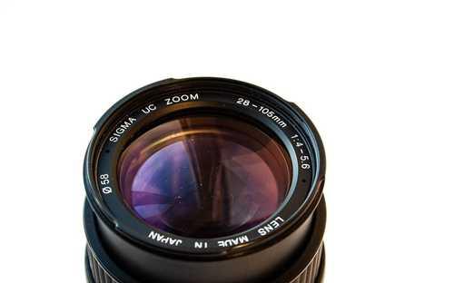 Объектив Sigma Zoom 28-105mm D 1:2.8-4 для Nikon