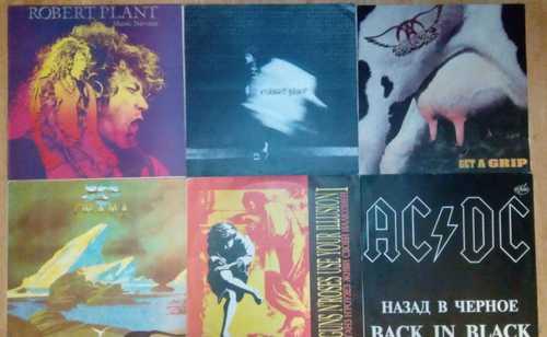 R.Plant Aerosmith AC/DC Guns N' Roses