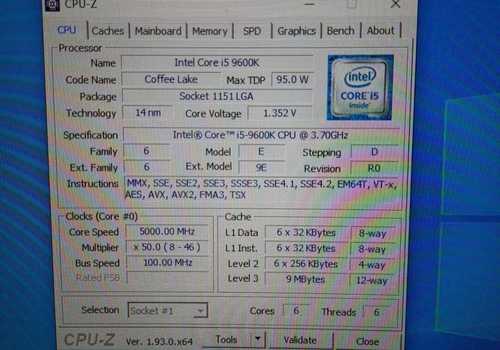 MSI Z-390 A PRO + i5 9600K