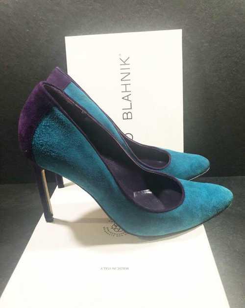 Manolo Blahnik Замшевые туфли Saera р.36,5 (37)
