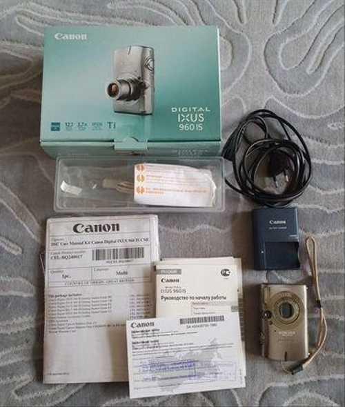 Компактная цифровая фотокамера Canon ixus 960 is