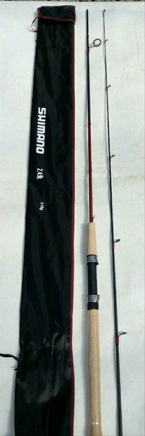 Спининг shimano catana 2,4 м. 3-15 гр