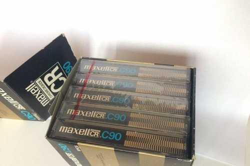 Maxell CR C90 новая кассета с блоком Последняя