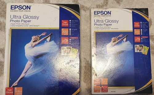 Фотобумага Epson Ultra Glossy Photo Paper -2 пачки