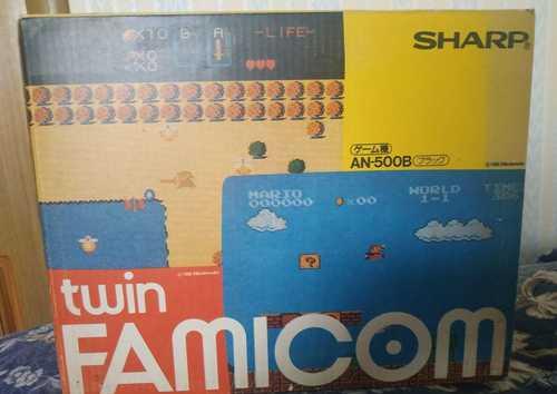 Коробка от Sharp twin famicom AN500