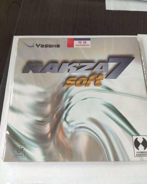 Накладка Yasaka Rakza 7 soft, красная макс
