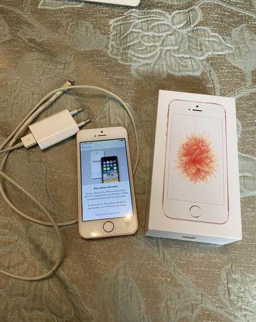 Телефон iPhone 5se 32gb rose gold