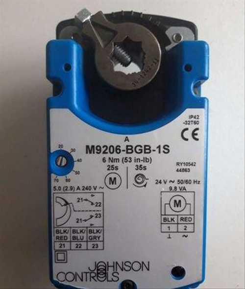 Привод заслонки Johnson Controls M9206
