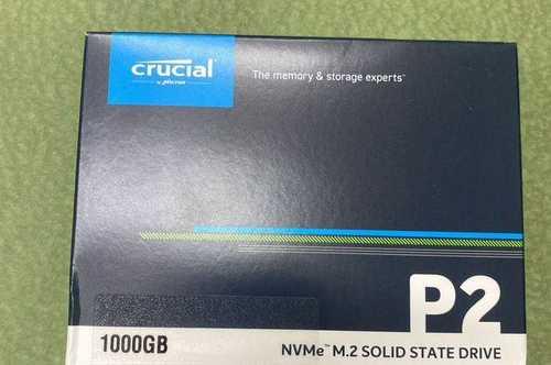 Crucial P2 1TB PCIe M.2 2280SS SSD