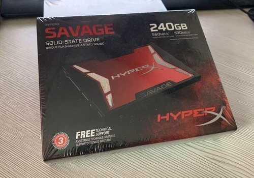 SSD HyperX Savage (Kingston), 240 Gb