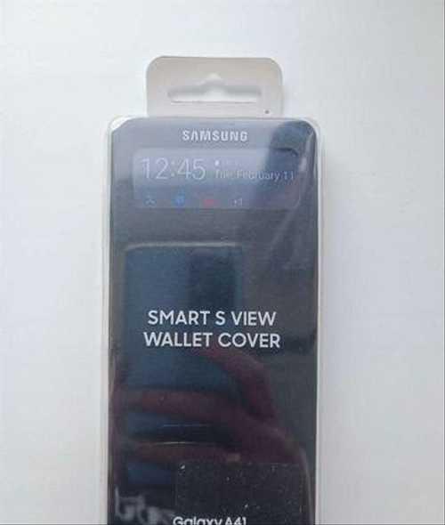 Чехол Smart S View Wallet Samsung Galaxy A41