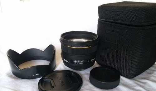 Объектив Sigma 50mm 1:1.4 DG HSM EX (байонет Nikon