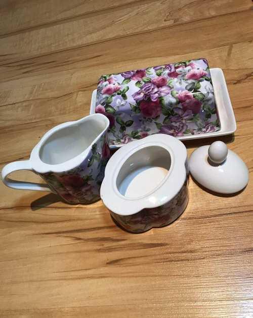 Набор керамической посуды Imary Ирисы и розы