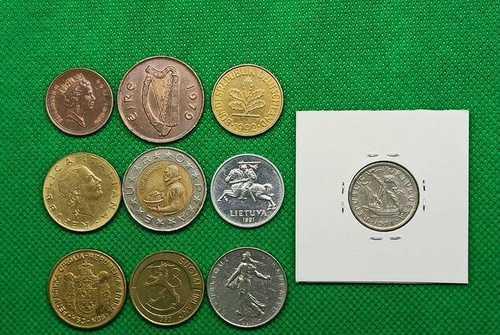 10 разных монет Европы