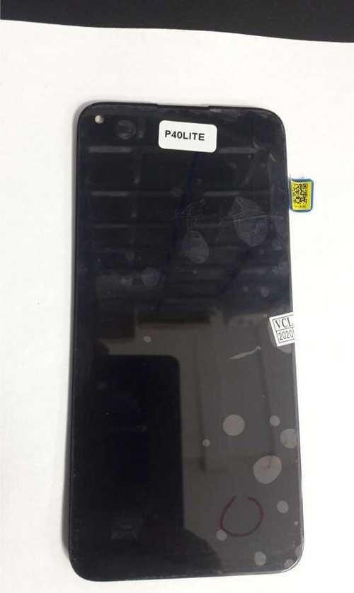 Дисплей Huawei P40 Lite с тачскрином (черный)