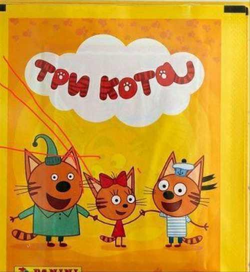 Наклейки panini Три кота
