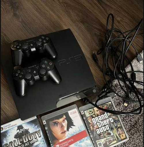 Sony Playstation 3 Slim Прошитая 500 гб