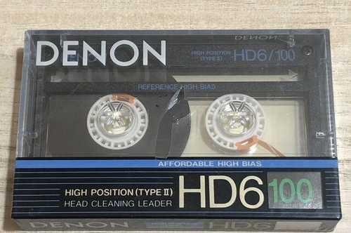 Аудиокассета Denon HD6 (Made in Japan) 1988 год
