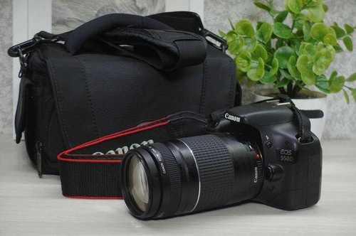 Canon EOS 550D + Canon EF 75-300mm III
