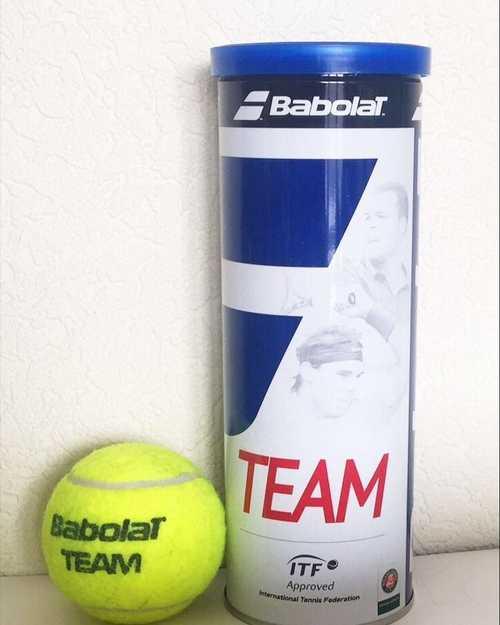Мяч для большого тенниса babolat team 3B (3 шт.)