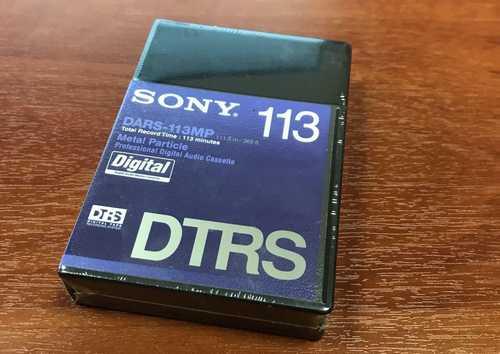 Аудиокассета dtrs Sony.