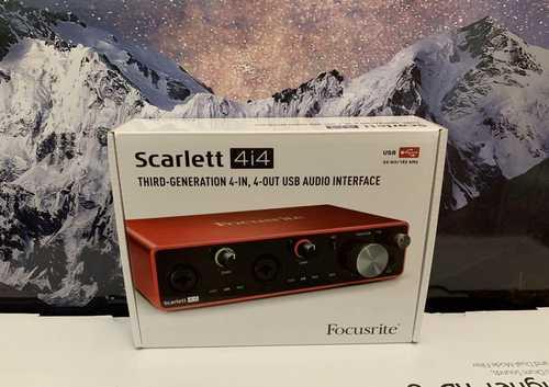 Focusrite Scarlett 4i4 3rd Gen - Звуковая карта