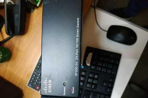 Коммутатор cisco SF200E-24