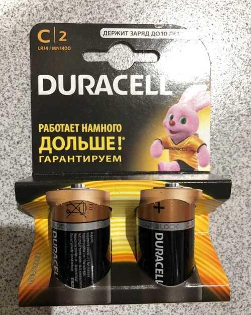 Батарейки Duracell c2