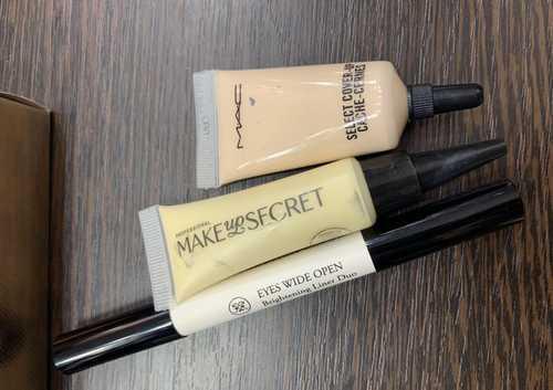 Консилеры, корректоры: MAC, RBR, musecret