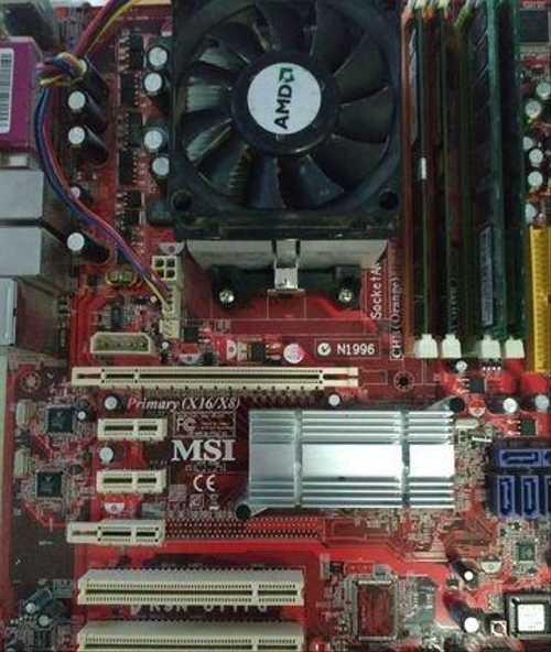Комплект AMD AM2 2 Core+ 4GB DDR2+Cooler