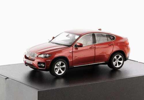 BMW X6 spacegrey/black/red schuco 1/43