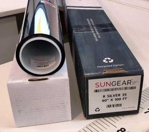Зеркальная тонировочная пленка SunGear R Silver 35