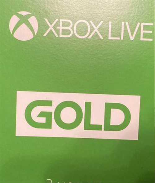 Подписка xbox live gold