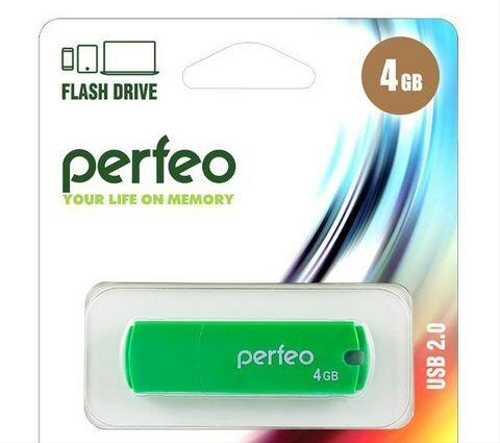 Флешка USB 4GB 2.0 Perfeo C05 Green