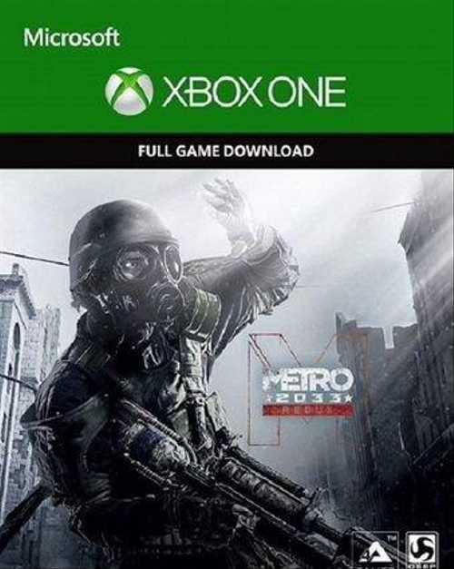 Metro 2033 Redux (xbox one) / Цифровой код