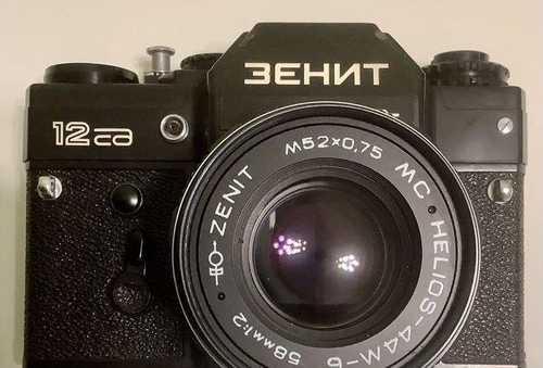 Пленочный фотоаппарат zenit 12 sd Helios-44М-6 58м