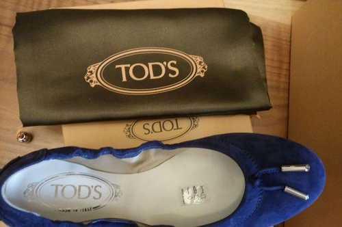 Балетки tods новые, размер 36,5