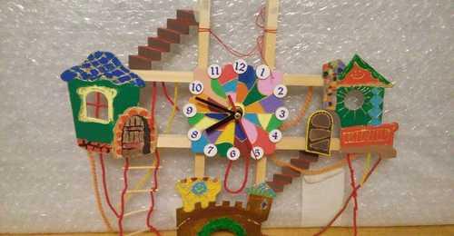Часы для детской комнаты настенные на батарейках