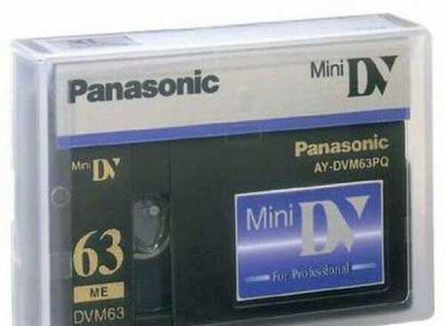 Видеокассеты Panasonic miniDV AY-DVM63PQ