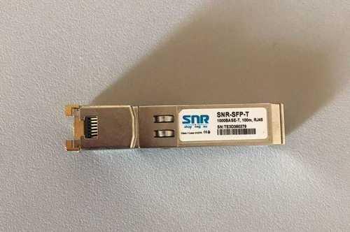 Трансивер SNR SFP+ 1GBase-T Витая пара, SNR-SFP+T