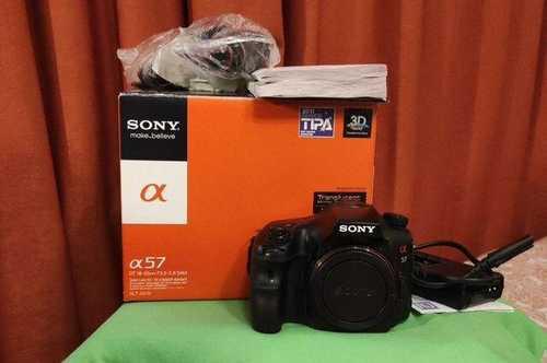 Sony alpha SLT a57 body. пробег 23590