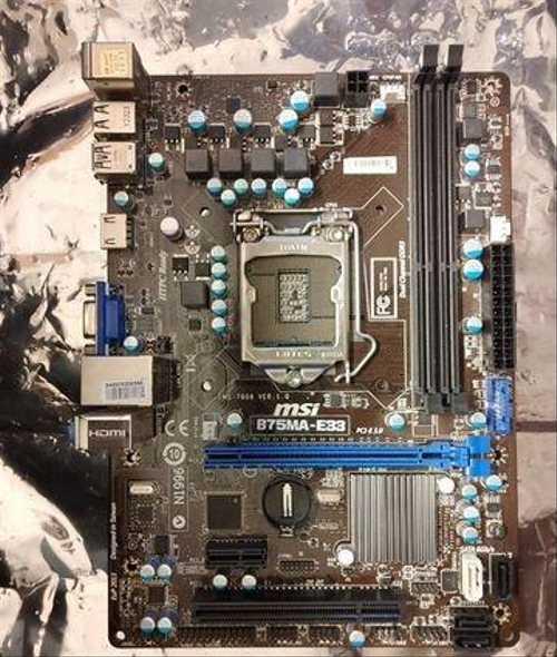 MSI B75MA-E33 Socket 1155