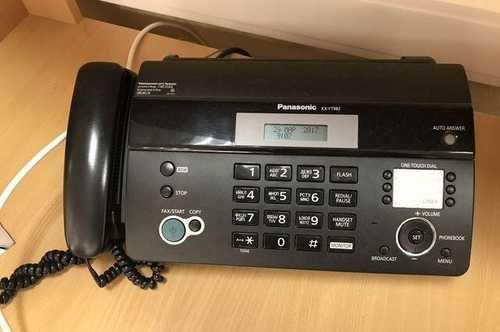 Как отправить факс с телефона panasonic kx ft982