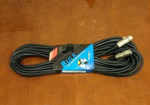 Proel bulk250LU15 - микрофонный кабель